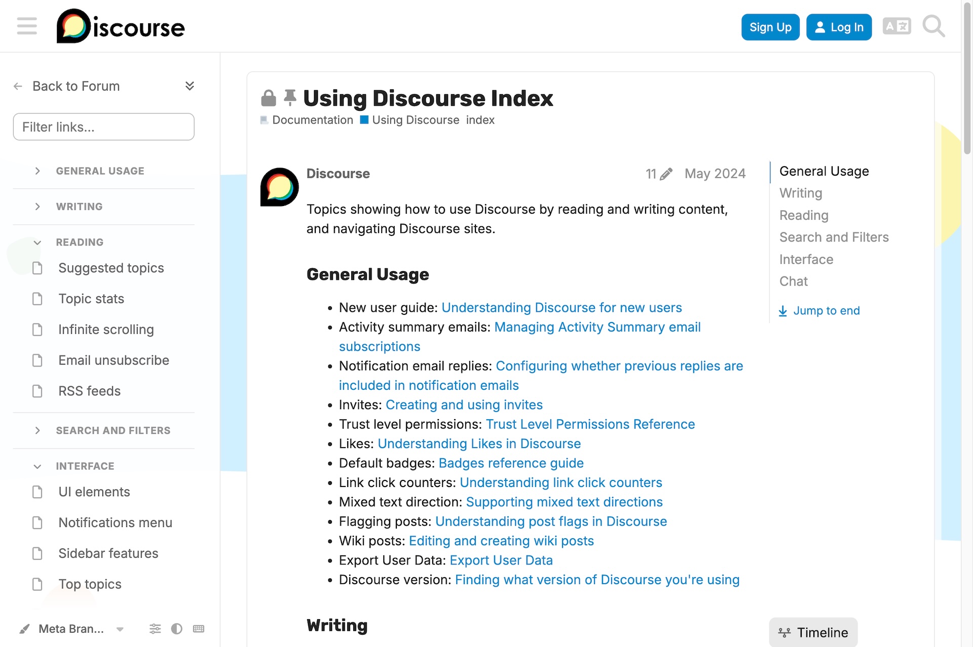 Doc Categories | Discourse - Civilized Discussion