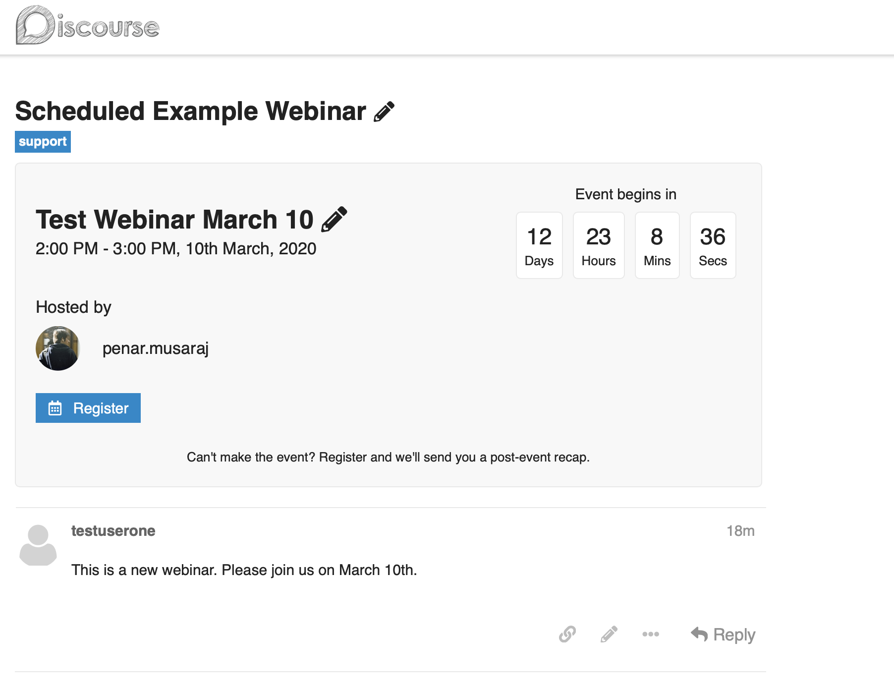 Zoom | Discourse - Civilized Discussion
